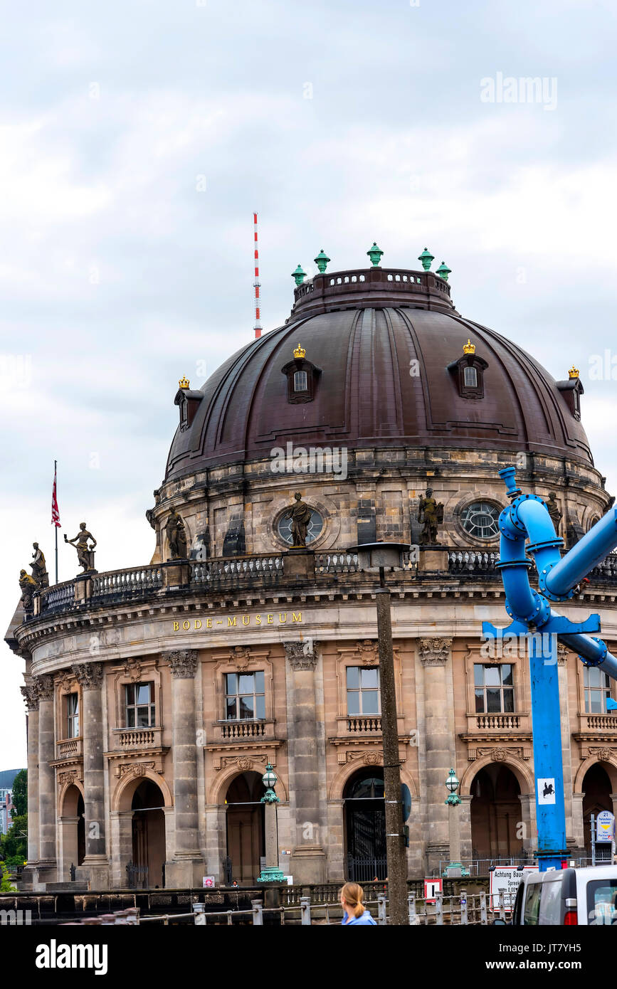 The Exterior and Dome of the Bode Museum on Museum Island In Berlin ...