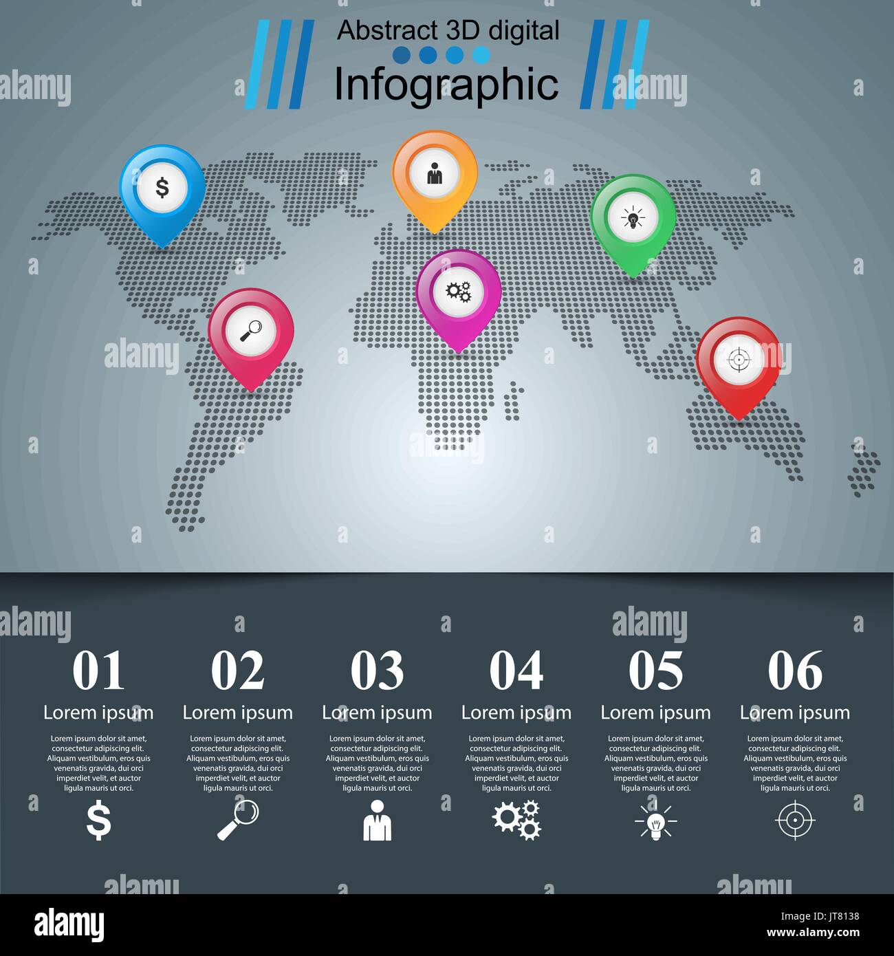 Infographic maps hi-res stock photography and images - Alamy