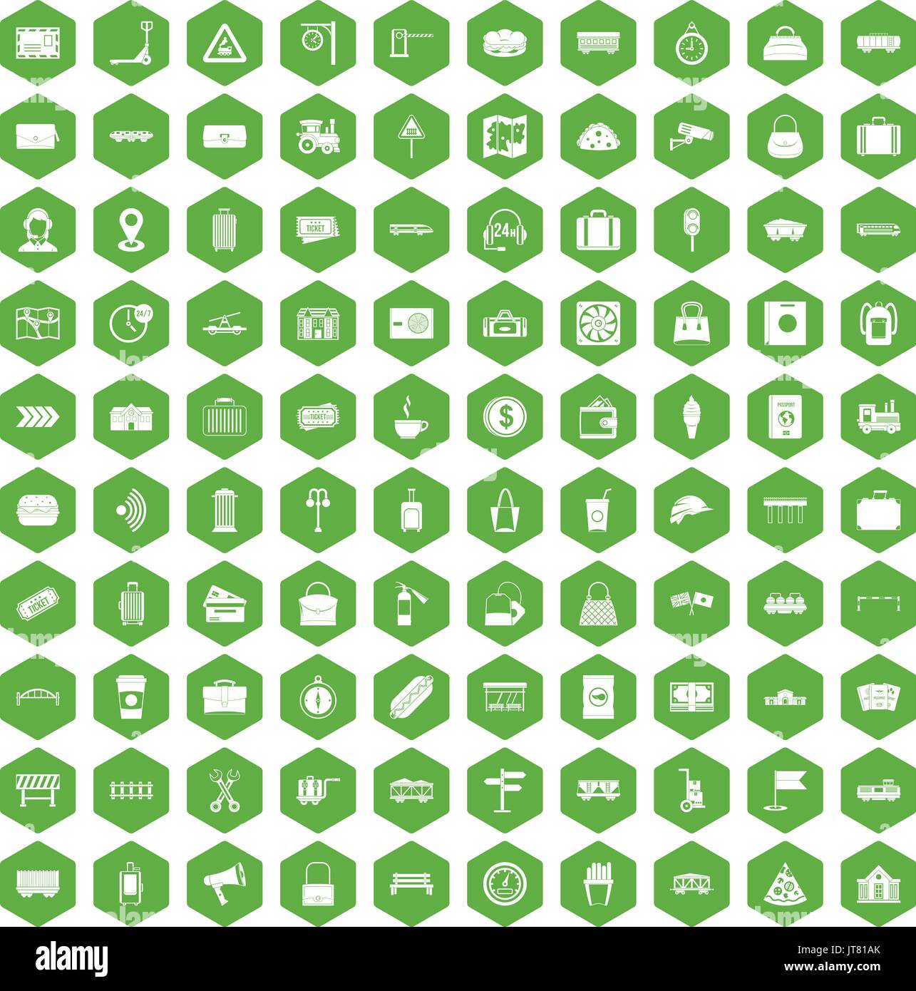 Passengers green Stock Vector Images - Alamy