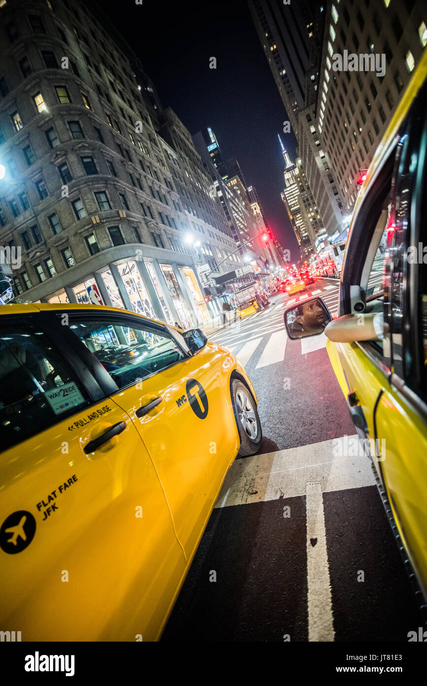 Nyc taxi cab inside hi-res stock photography and images - Alamy