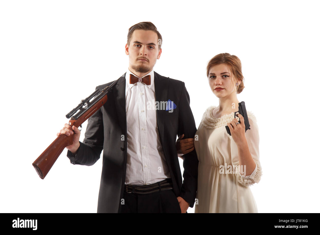 Gangster couple hi-res stock photography and images - Alamy