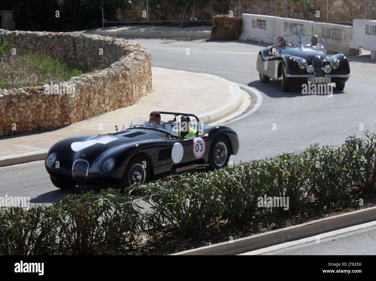 Classic cars on-display & racing at the 2012 Malta Grand Prix Stock ...