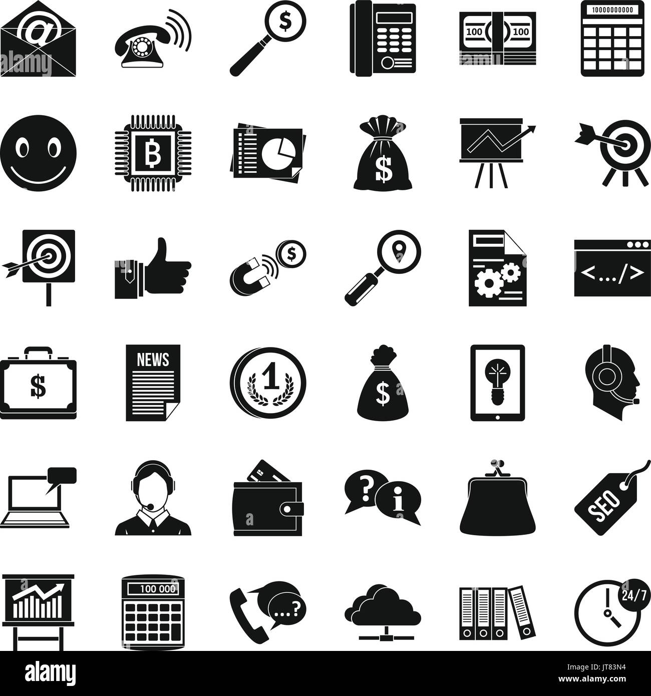 Viral marketing icons set, simple style Stock Vector Image & Art - Alamy