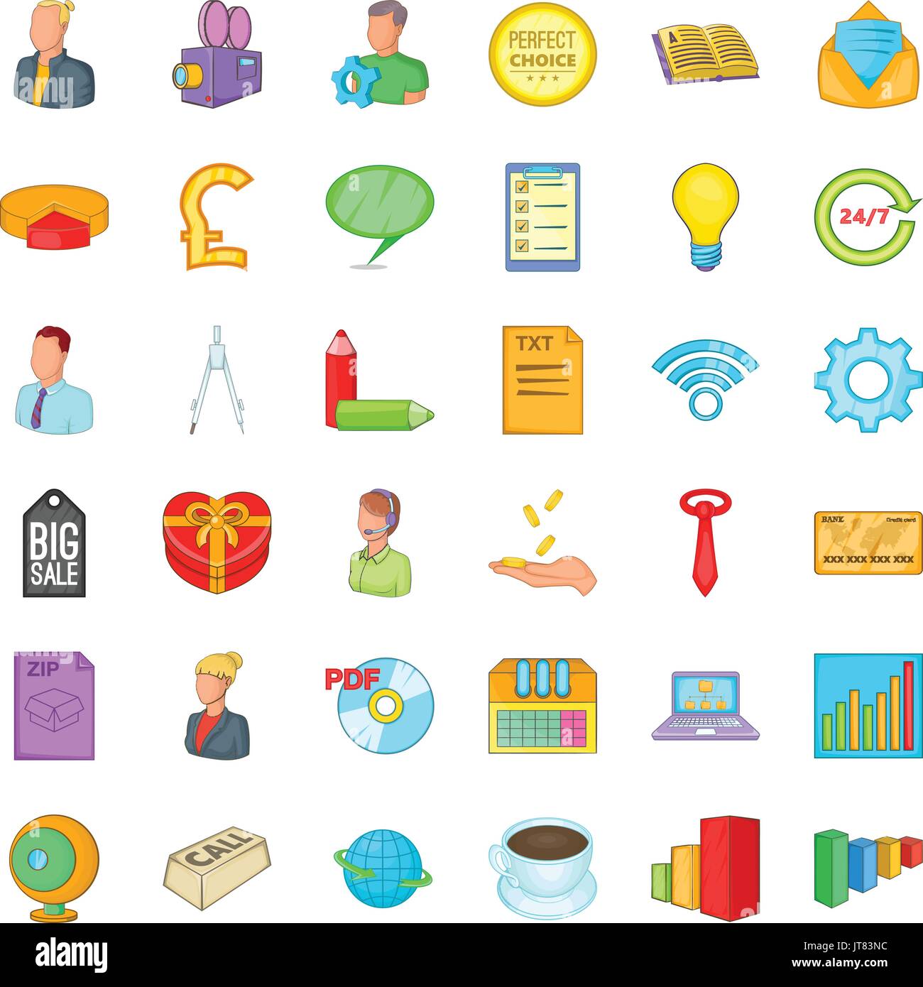 Viral marketing icons set, cartoon style Stock Vector Image & Art - Alamy