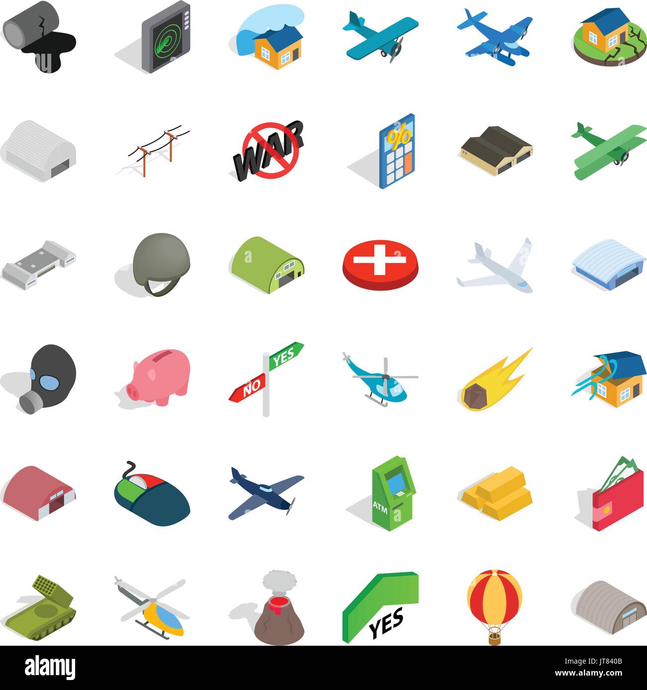 War icons set, isometric style Stock Vector Image & Art - Alamy