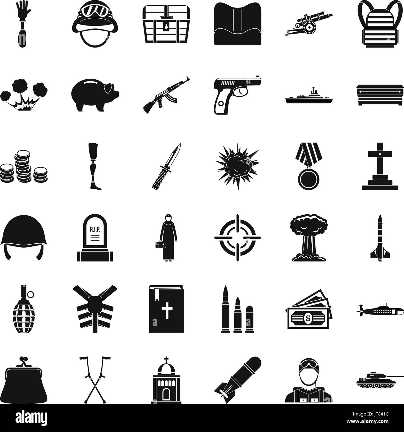 War crime icons set, simple style Stock Vector Image & Art - Alamy