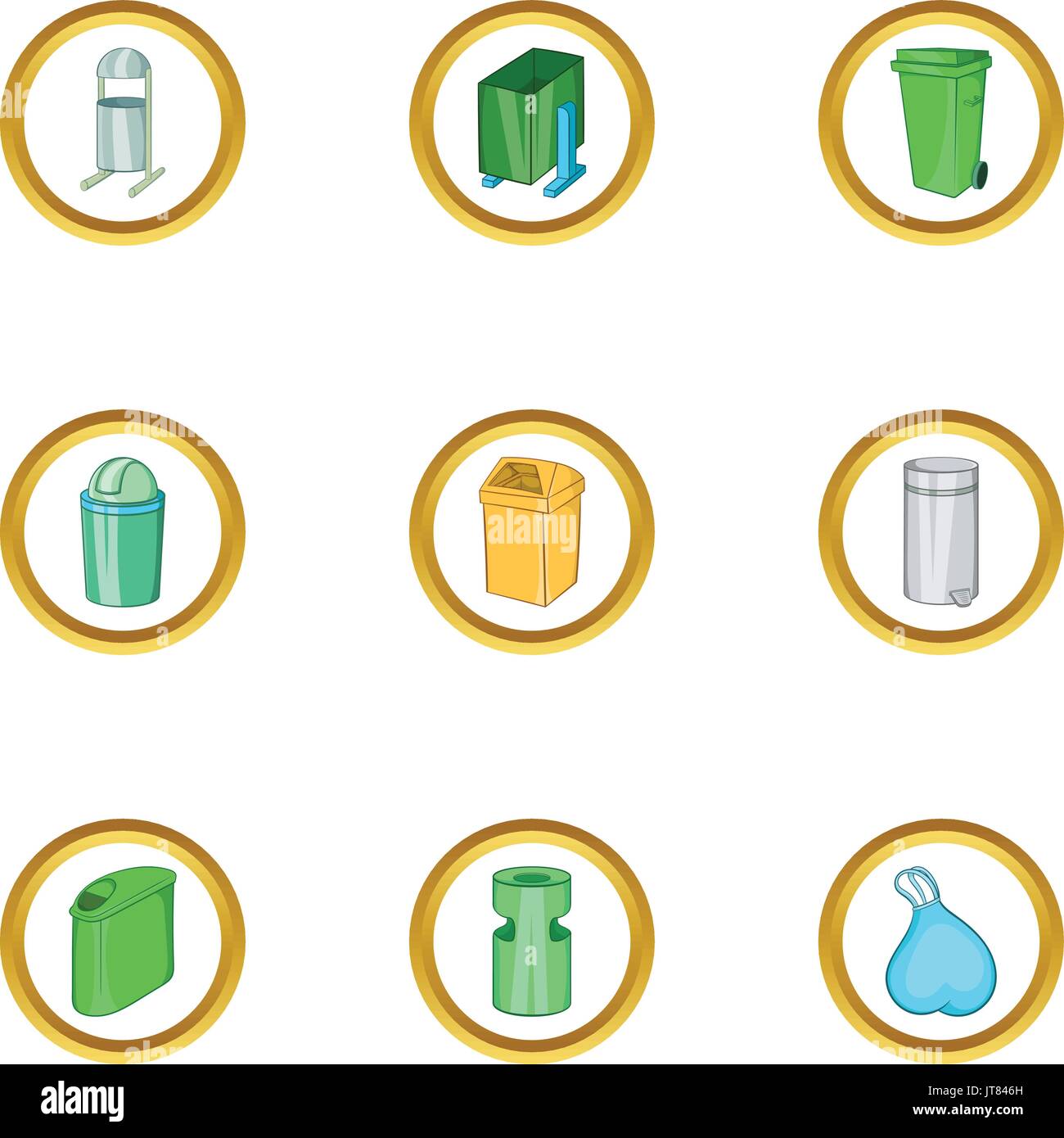 Garbage dump picture Stock Vector Images - Alamy