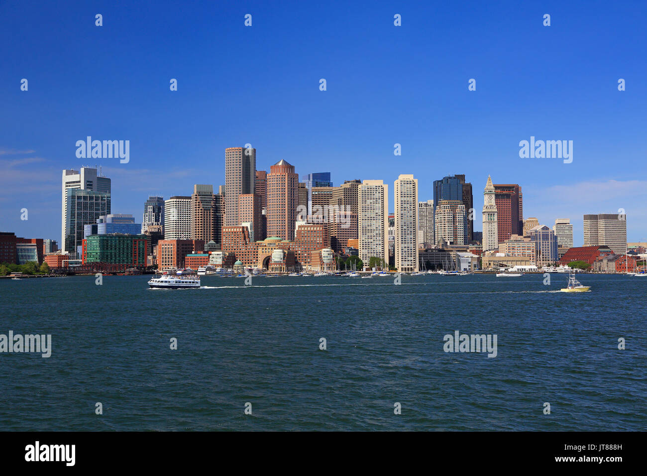 Boston waterfront view hi-res stock photography and images - Alamy