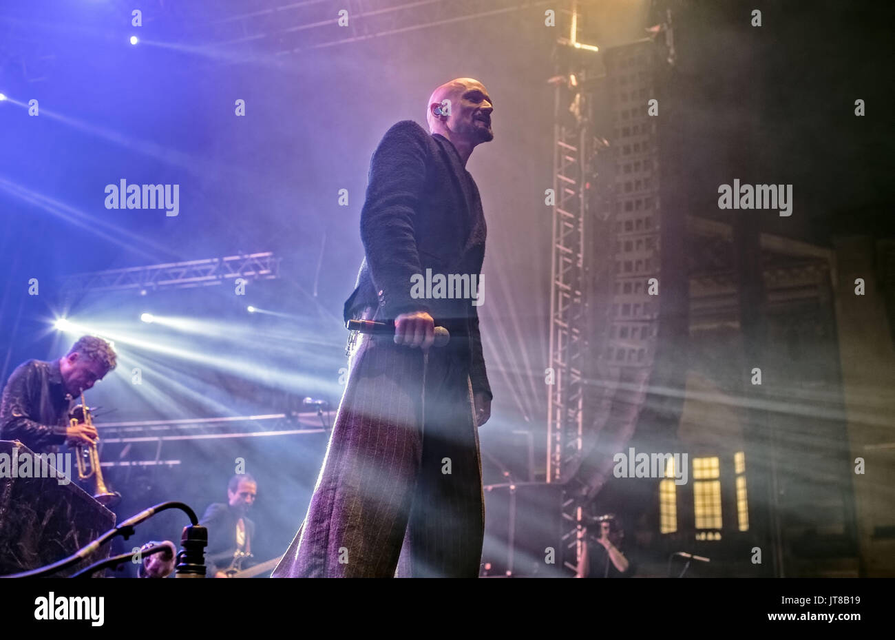 Liverpool, Merseyside, UK. 17th June, 2017. TIM BOOTH lead Singer of UK ...