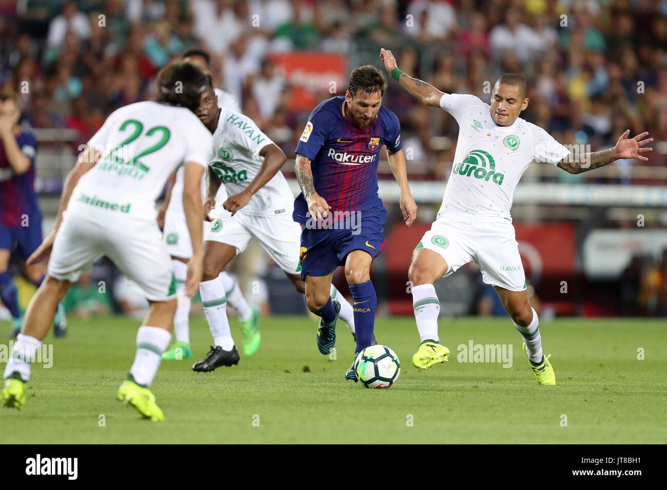Barcelona, Spain. 7th Aug, 2017. Lionel Messi of FC Barcelona during ...
