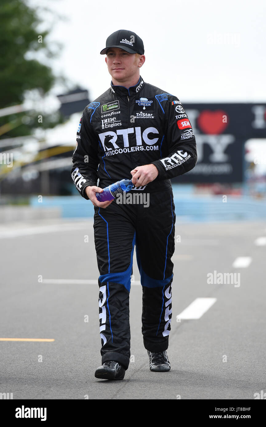 August 6, 2017: Monster Energy NASCAR Cup Series driver Cole Whitt #72 ...