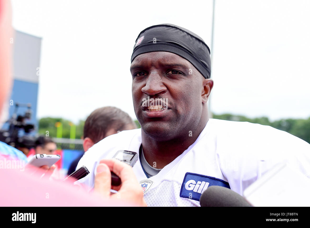 August 7, 2017: New England Patriots linebacker David Harris (45 ...