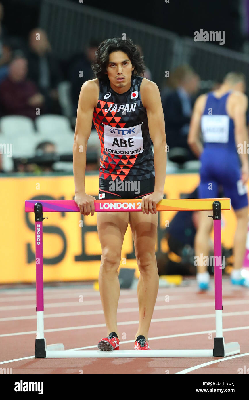 London, UK. 7th Aug, 2017. Takatoshi Abe (JPN) Athletics : IAAF World ...