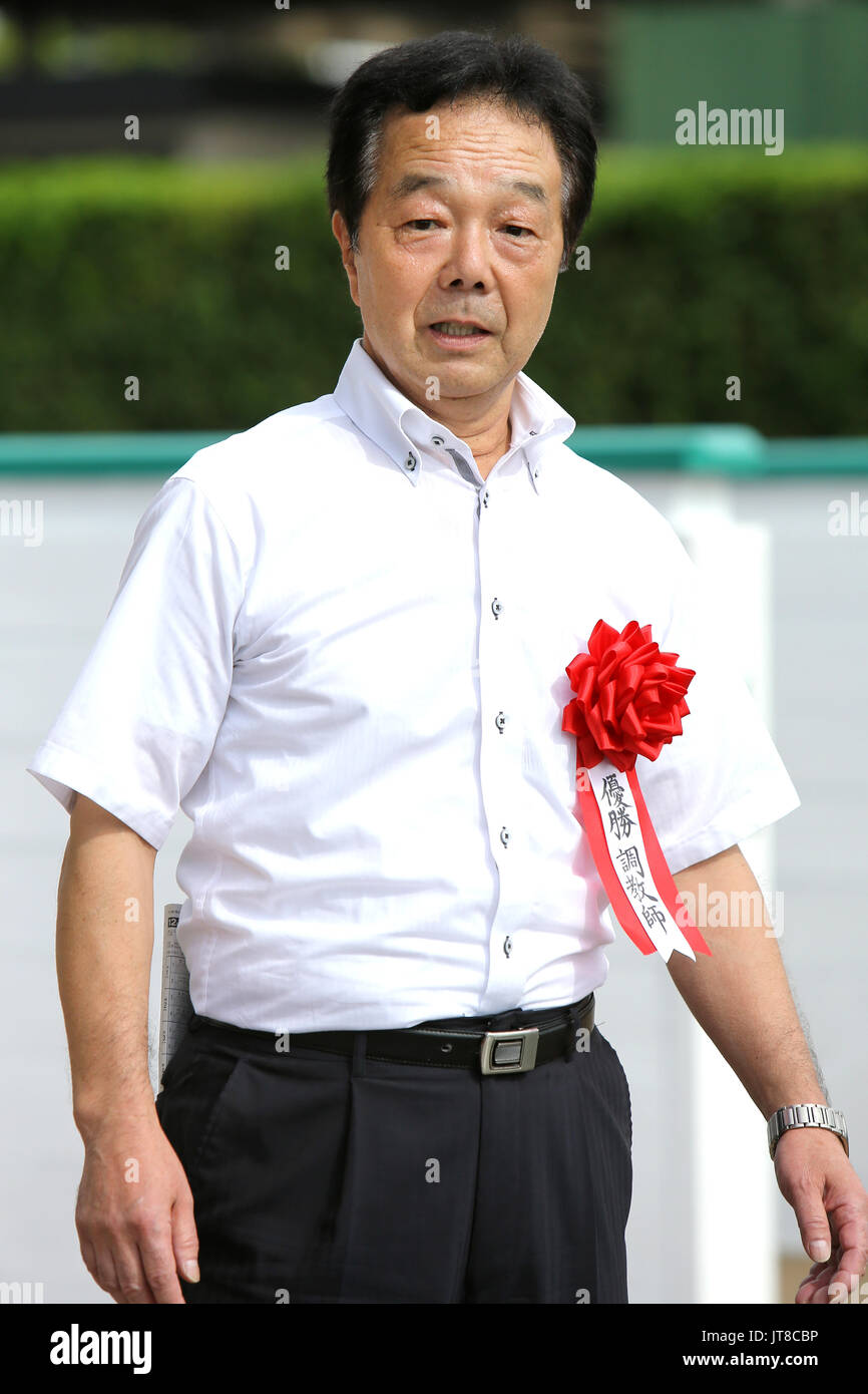 Fukuoka, Japan. 6th Aug, 2017. Ippo Sameshima Horse Racing : Trainer ...