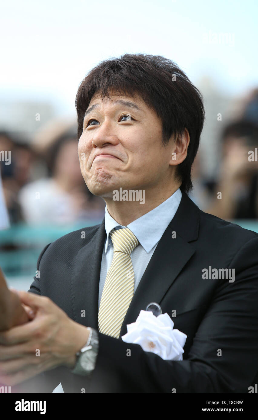 Fukuoka, Japan. 6th Aug, 2017. Osamu Hayashi Horse Racing : Presenter ...