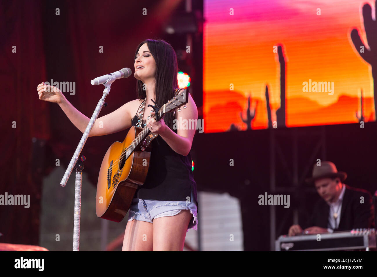 Merritt, CANADA. 6th Aug, 2017. American country music singer Kacey ...