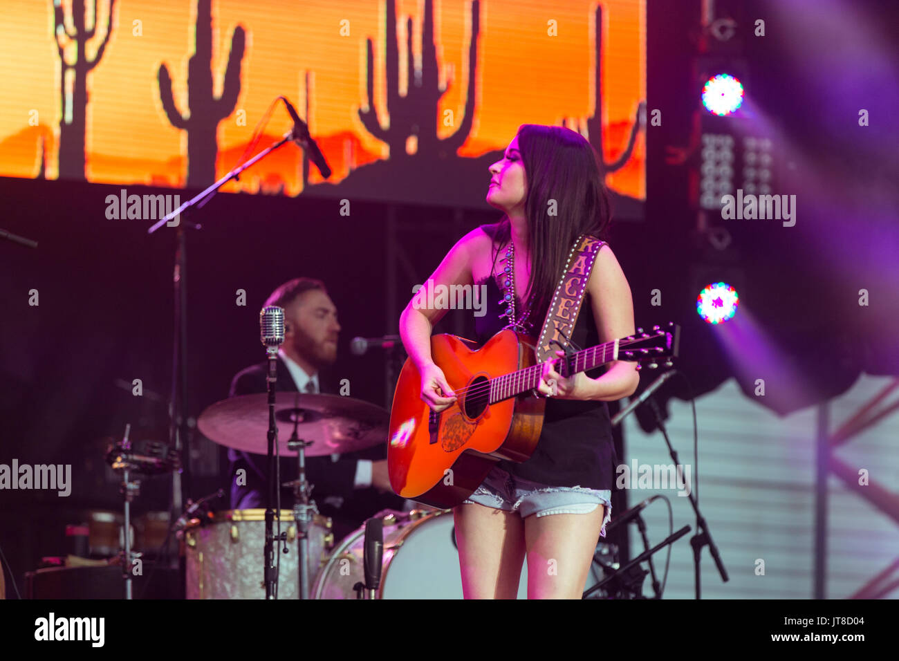 Merritt, CANADA. 6th Aug, 2017. American country music singer Kacey ...