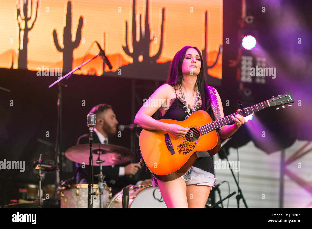Merritt, CANADA. 6th Aug, 2017. American country music singer Kacey ...