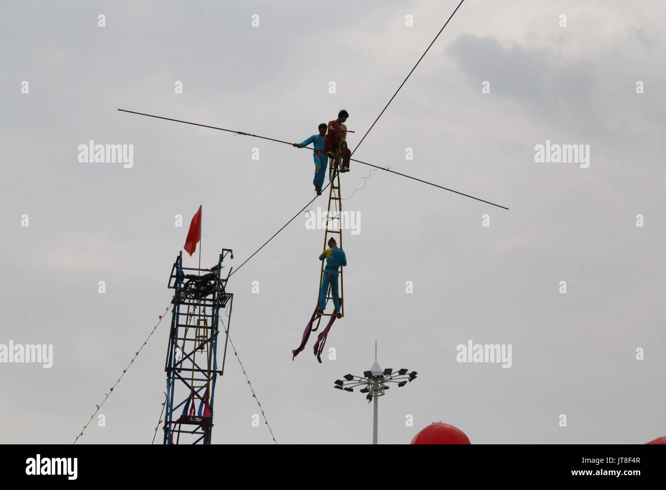 Pingliang, Pingliang, China. 6th Aug, 2017. Pingliang, CHINA-August 6 ...