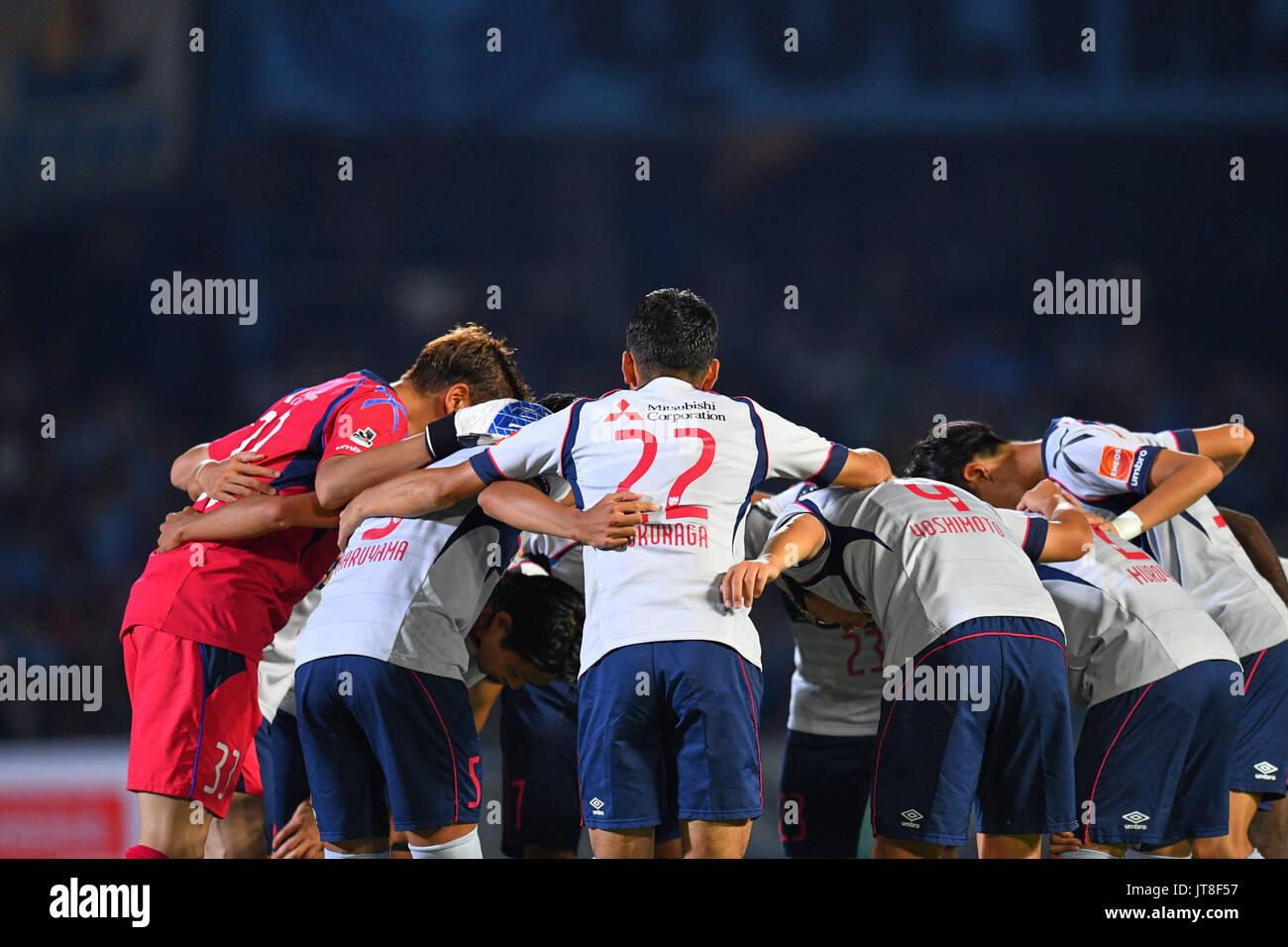 Kanagawa, Japan. Credit: MATSUO. 5th Aug, 2017. FCFC Tokyo team group Football/Soccer : 2017 J1 ...