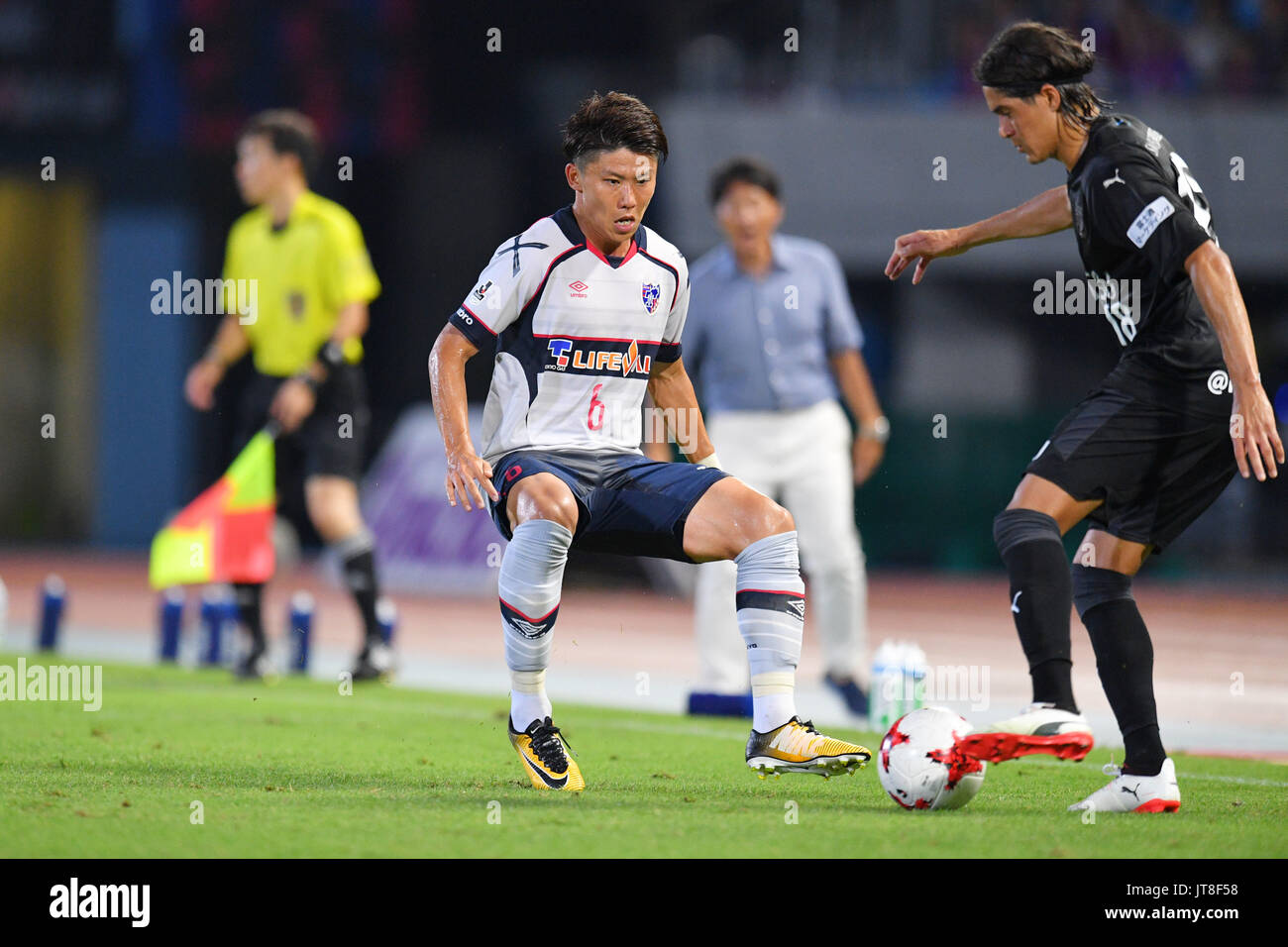 Kanagawa, Japan. Credit: MATSUO. 5th Aug, 2017. Kosuke Ota (FC Tokyo ...
