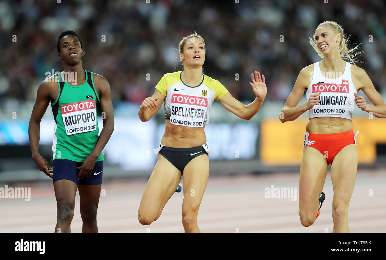 London, UK. 07-Aug-17. Ruth Sophia SPELMEYER representing Germany, Iga ...