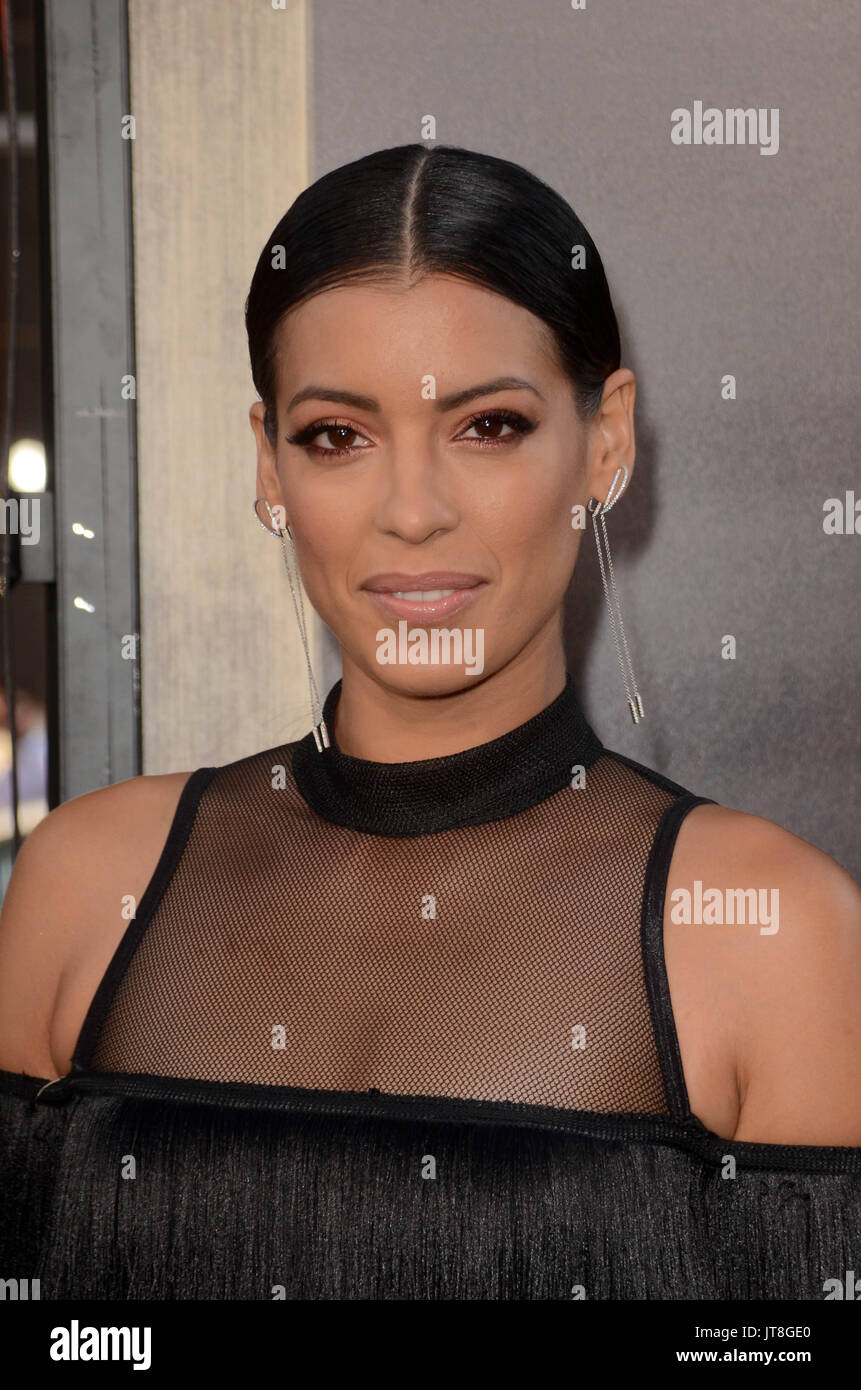Hollywood, Ca. 7th Aug, 2017. Stephanie Sigman at the Annabelle ...