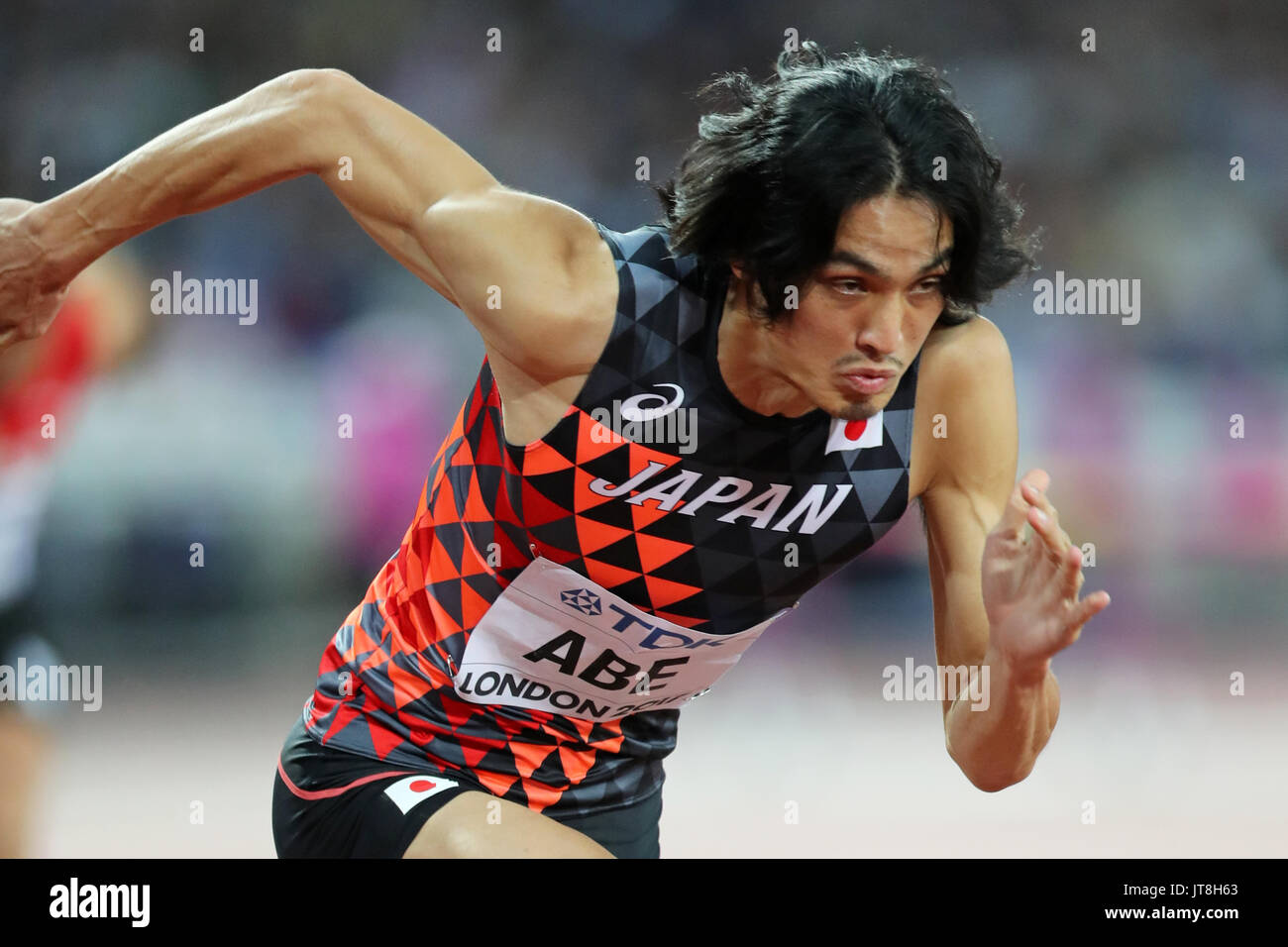 London, UK. 07-Aug-17. Takatoshi ABE representing Japan competing in ...