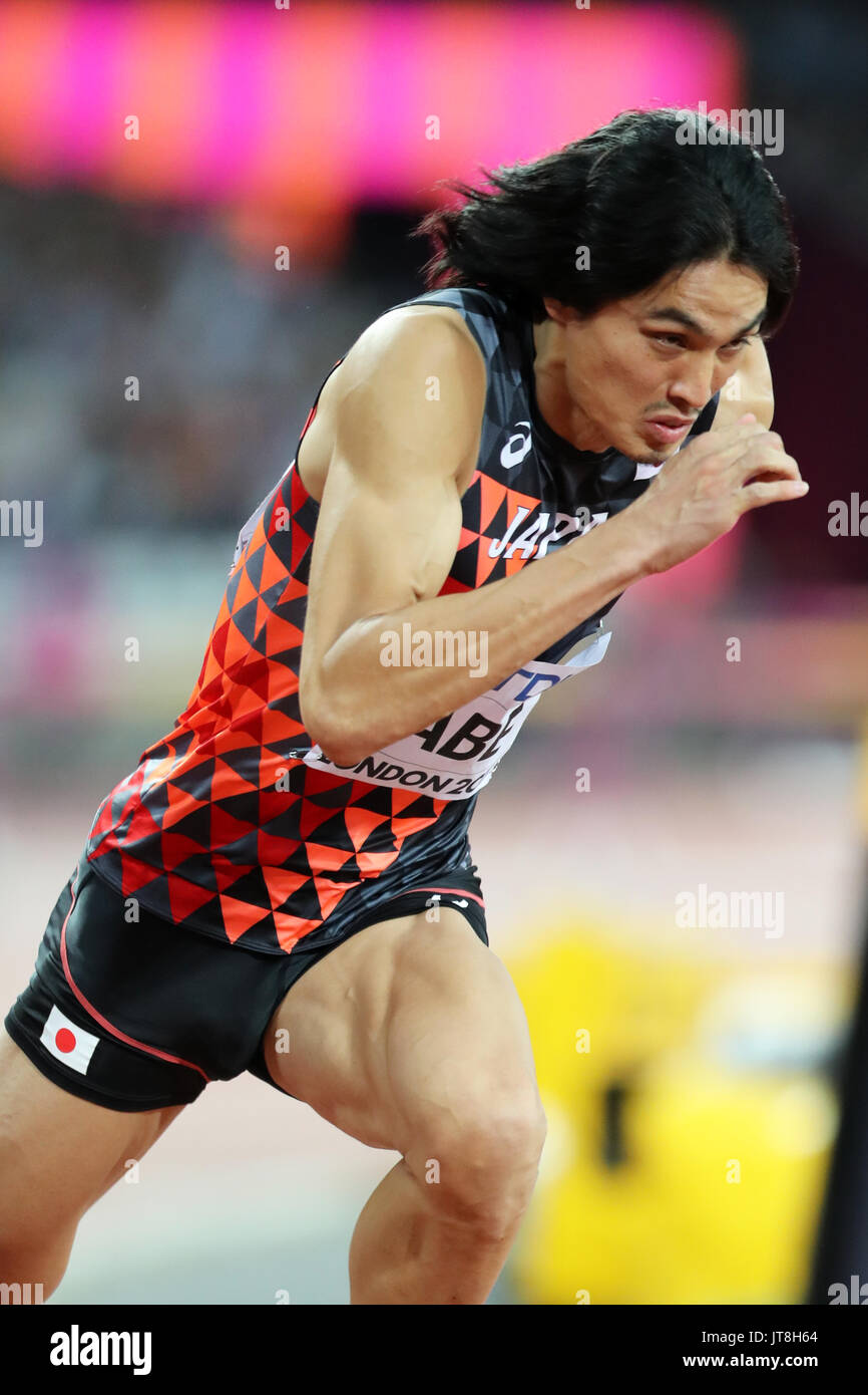 London, UK. 07-Aug-17. Takatoshi ABE representing Japan competing in ...