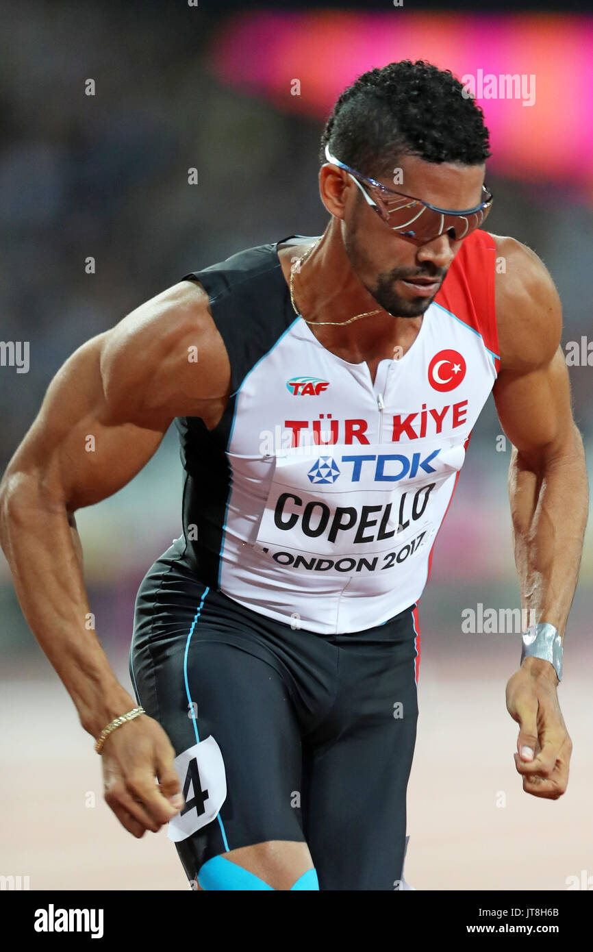 London, UK. 07-Aug-17. Yasmani COPELLO representing Turkey competing in ...