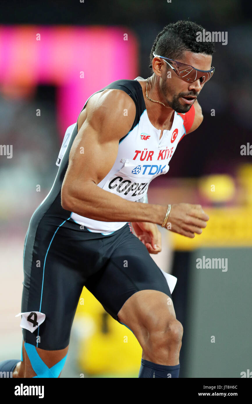 London, UK. 07-Aug-17. Yasmani COPELLO representing Turkey competing in ...