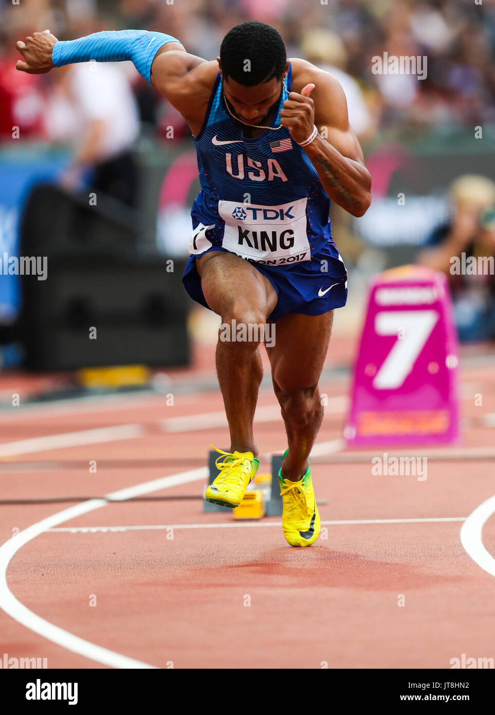 Track and field king hi-res stock photography and images - Alamy