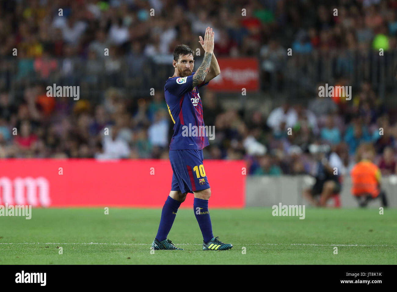 Lionel messi of barcelona walks hi-res stock photography and images - Alamy