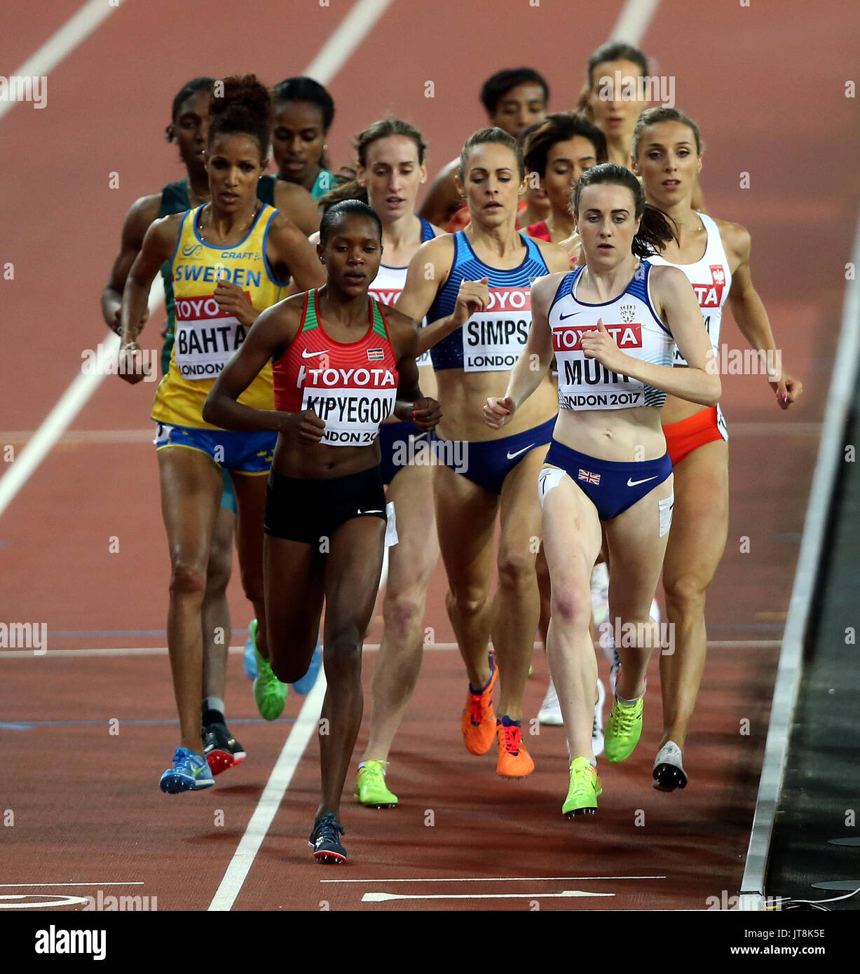 Faith Chepngetich Kipyegon, Jennifer Simpson & Laura Muir 1500 Metres ...