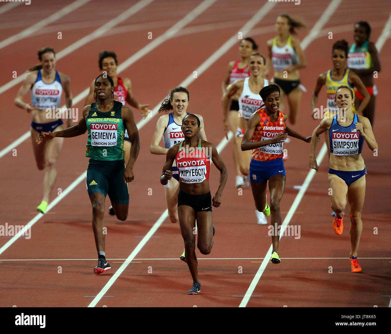 Caster Semenya Faith, Laura Muir, Chepngetich Kipyegon, Sifan Hassan ...