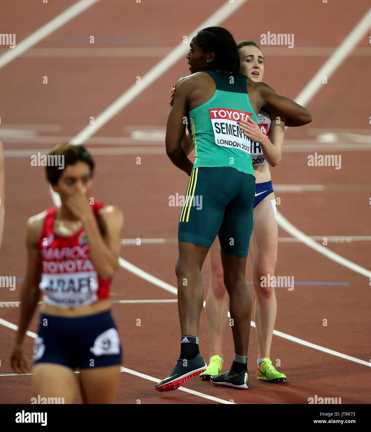 Caster Semenya Faith & Laura Muir 1500 Metres Final World Athletics ...