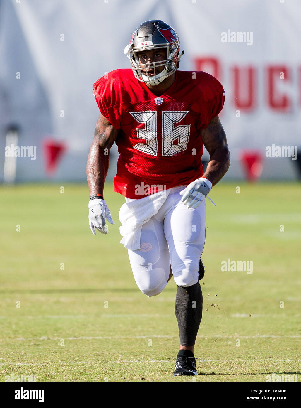 August 08, 2017 - Tampa Bay Buccaneers running back Quayvon Hicks (36 ...
