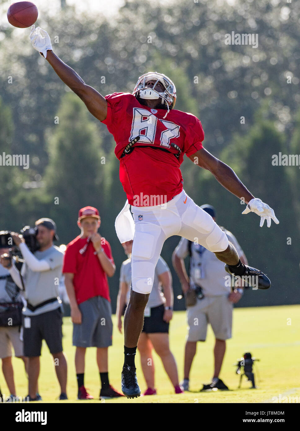 August 08, 2017 - Tampa Bay Buccaneers wide receiver Derel Walker (87 ...