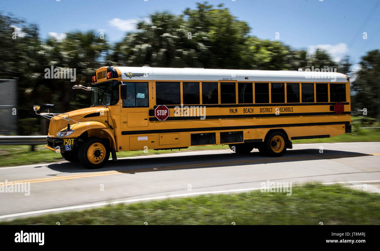 School Buses At Beach High Resolution Stock Photography and Images - Alamy