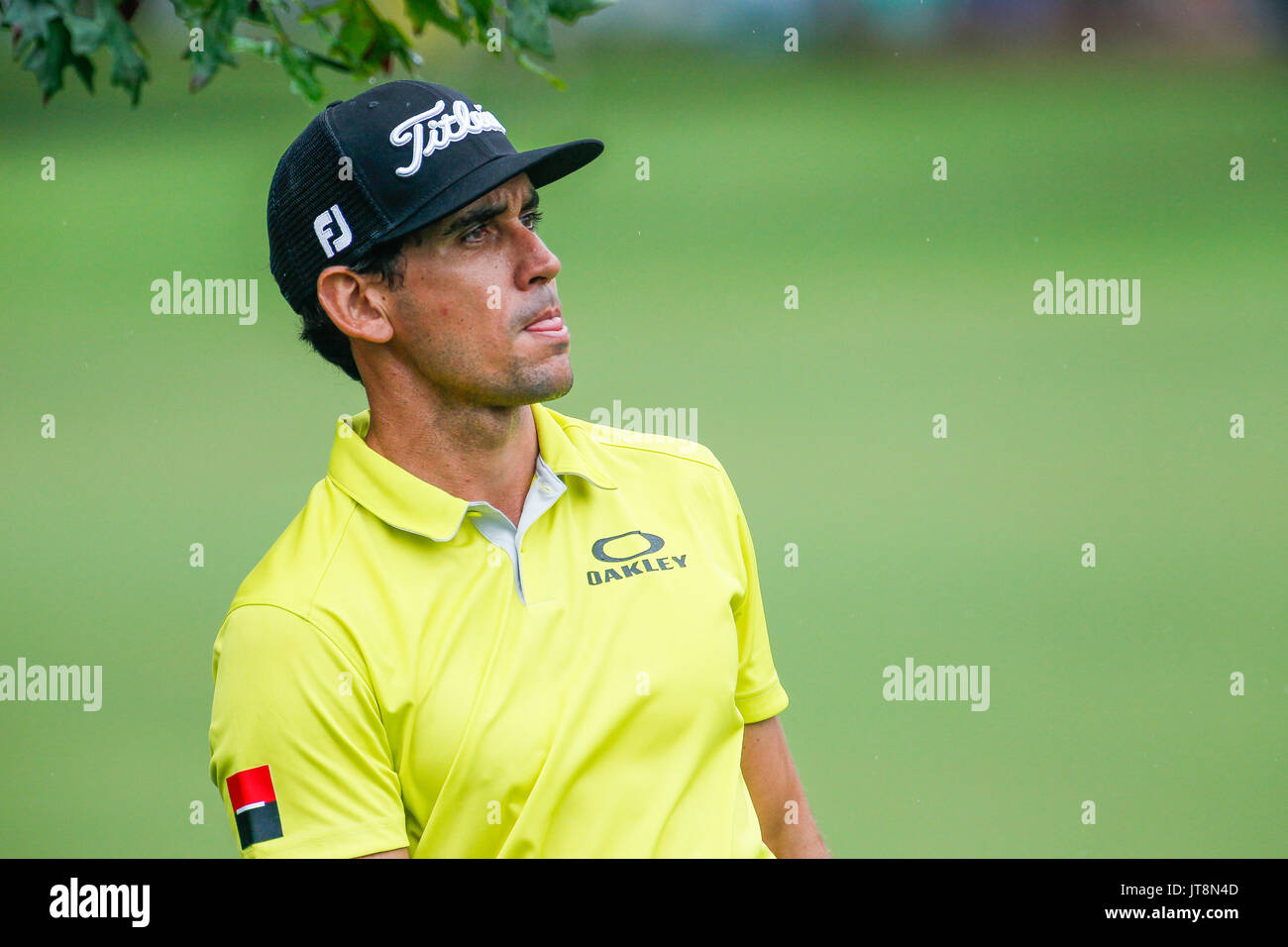 Charlotte, NC., USA. 8th August, 2017. Rafael Cabrera Bello of Spain on ...