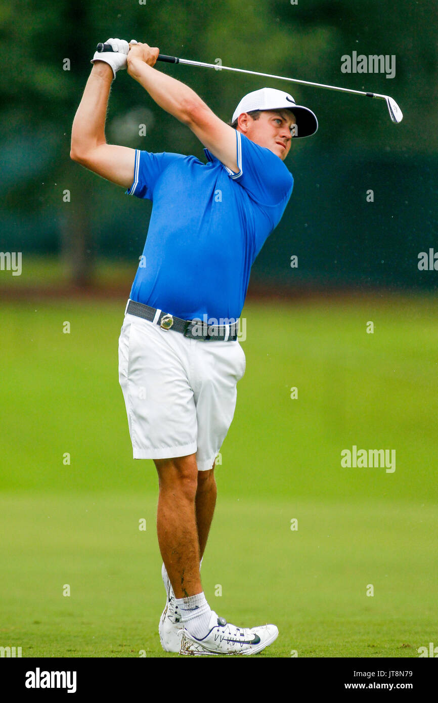Charlotte, NC., USA. 8th August, 2017. Cody Gribble of the United ...