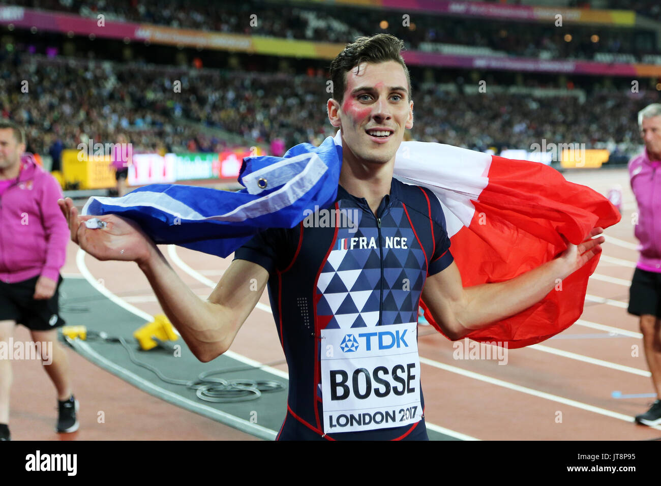 London, UK. 8th August, 2017. Pierre-Ambroise BOSSE representing France ...