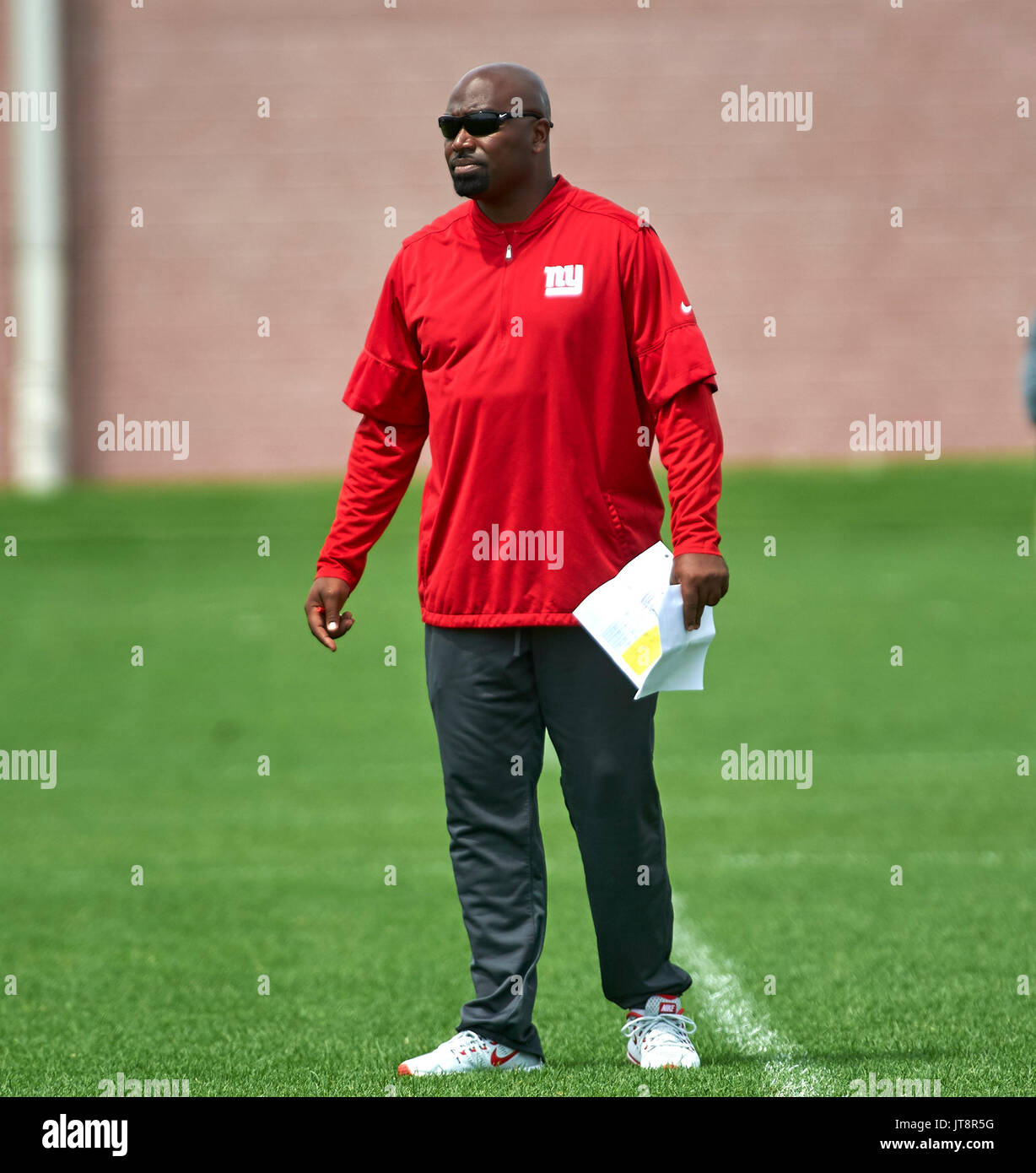 East Rutherford, New Jersey, USA. 08th Aug, 2017. New York Giants' wide ...