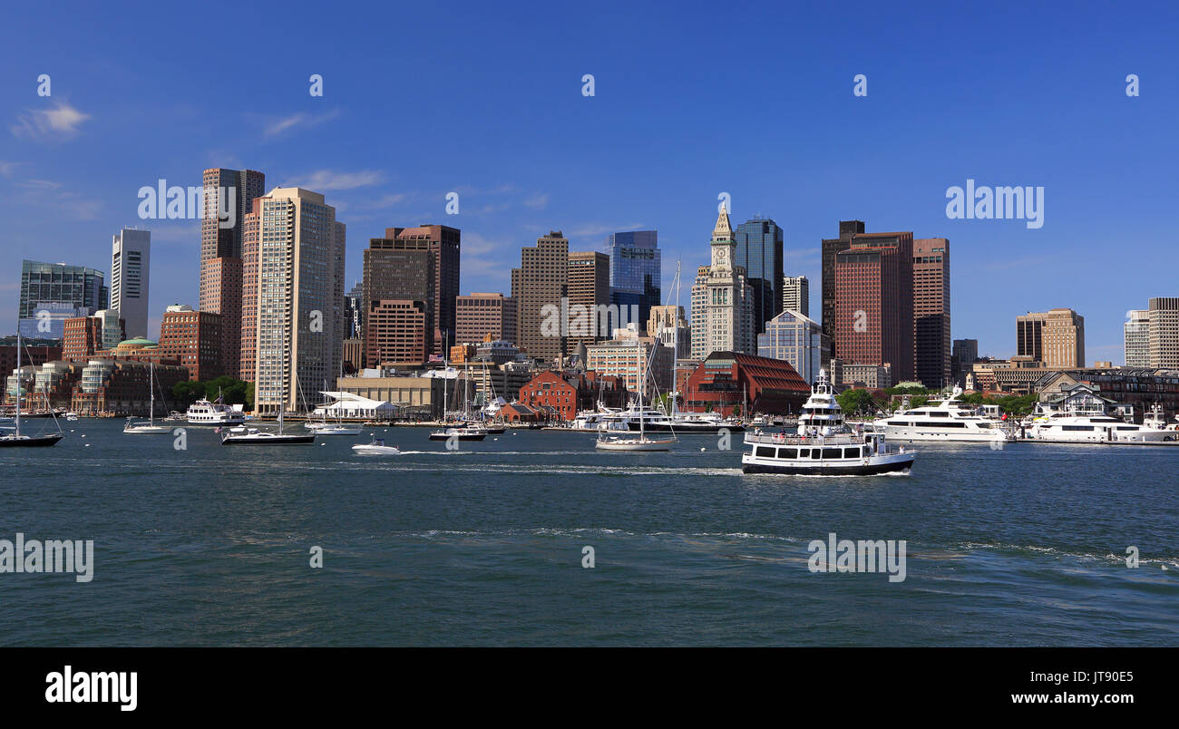 Boston waterfront view hi-res stock photography and images - Alamy