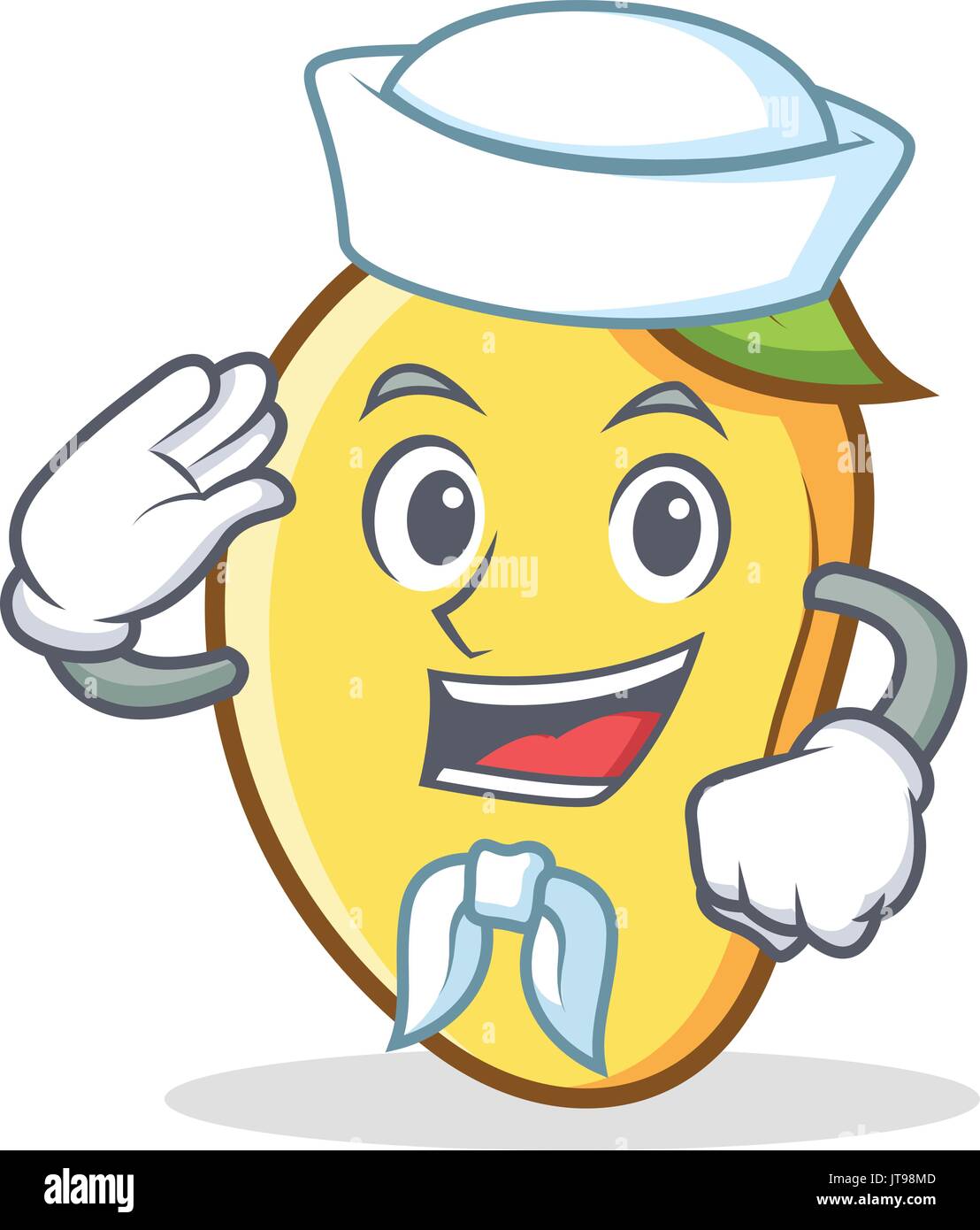 Cartoon character mango expression Stock Vector Images - Alamy