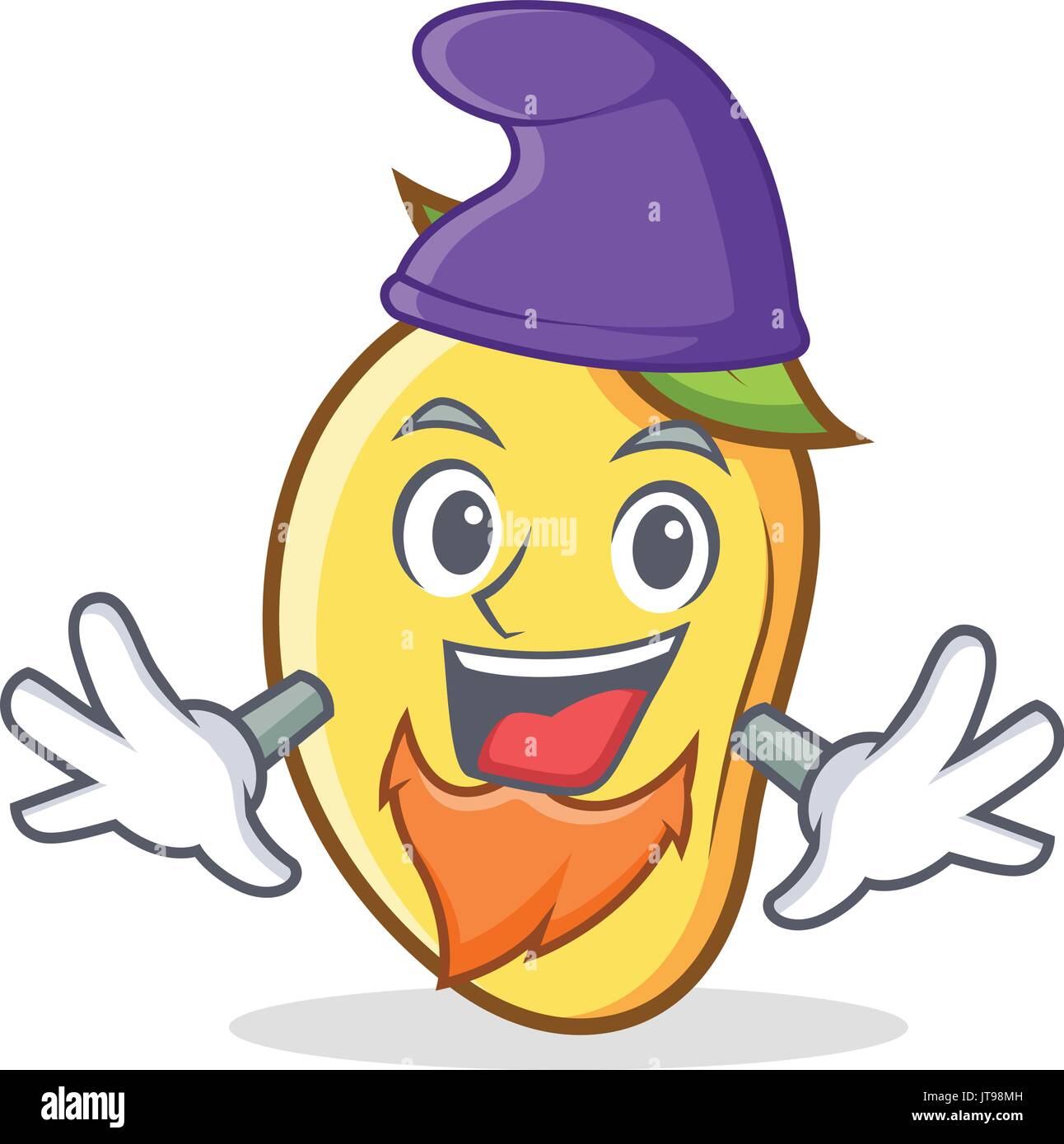 Elf mango character cartoon mascot Stock Vector Image & Art - Alamy