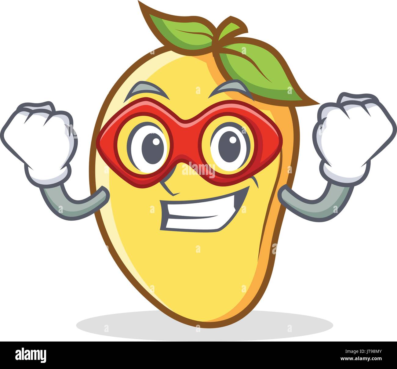 Super hero mango character cartoon mascot Stock Vector Image & Art - Alamy