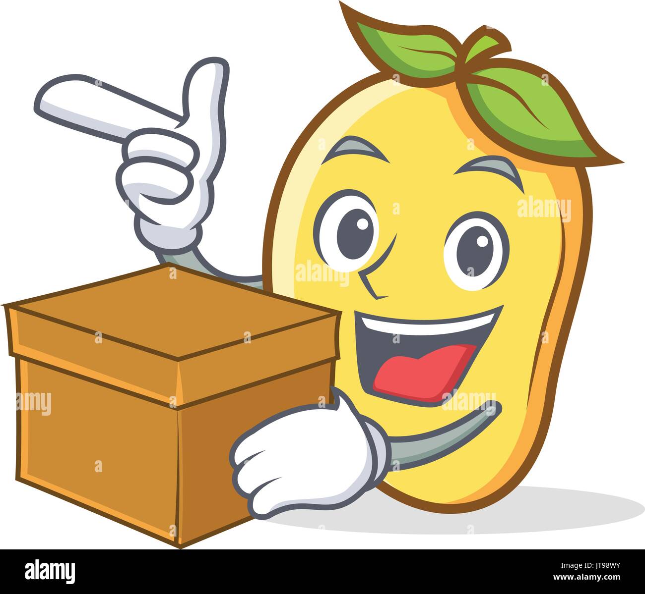 Mango box Stock Vector Images - Alamy