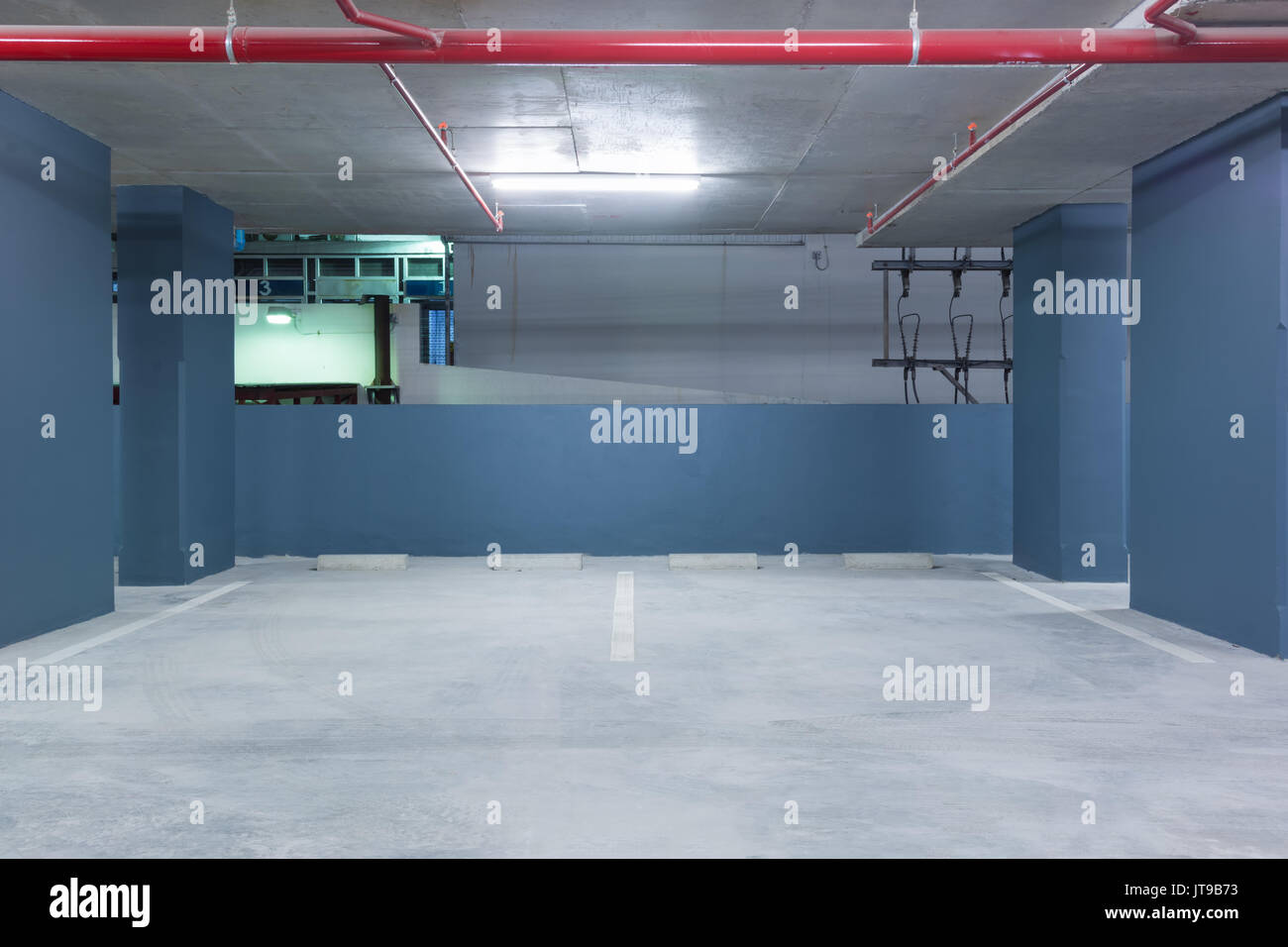 Empty Space in a Parking Stock Photo - Alamy
