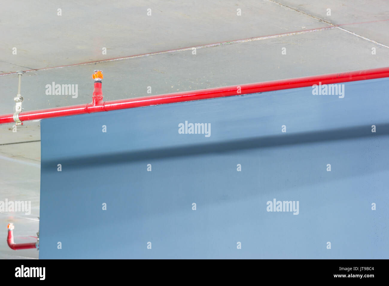 Pipe Systems, pipeline on building ceiling Stock Photo - Alamy